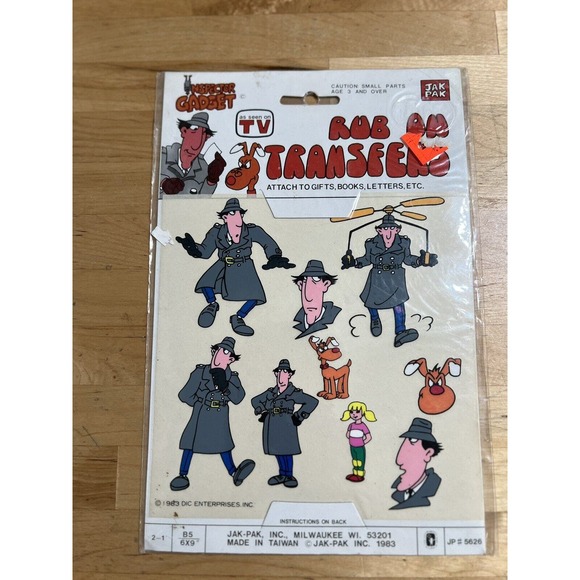 DIC ENTERPRISES, INC. | Office | Inspector Gadget Cartoon Tv Show Rub ...